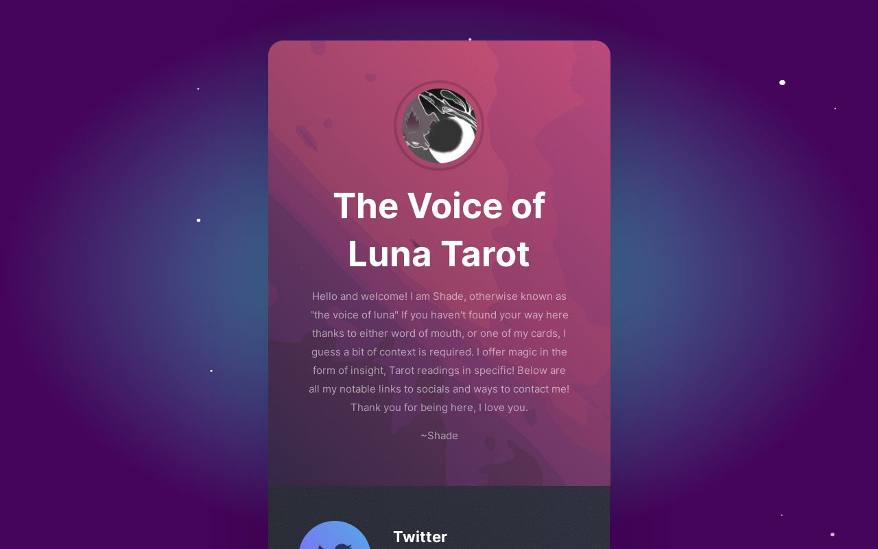 The voice of luna socials